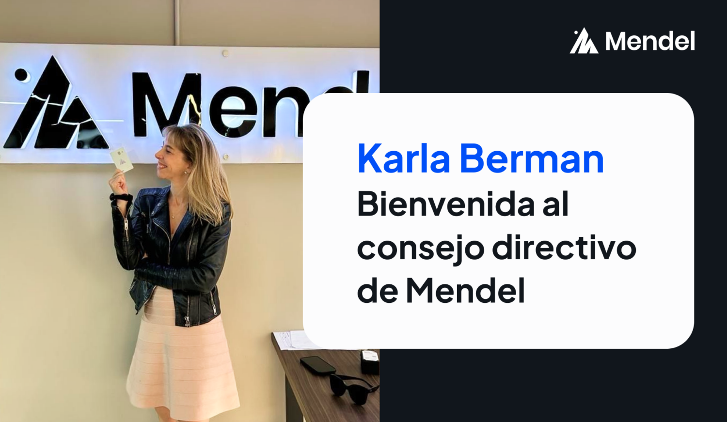 Karla Berman se une a Mendel para impulsar la innovación y el ...